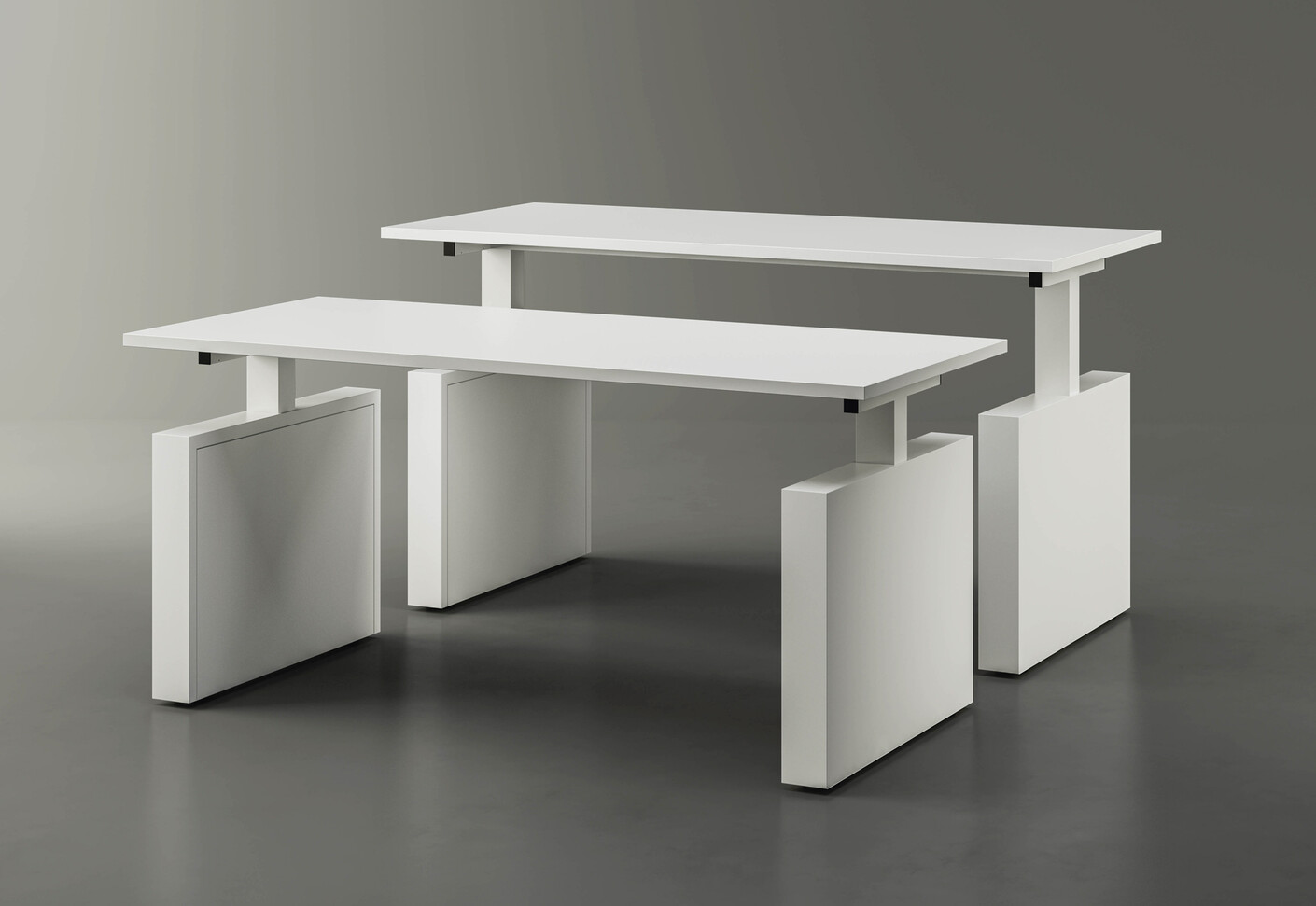 Height adjustable tables by Fantoni | STYLEPARK