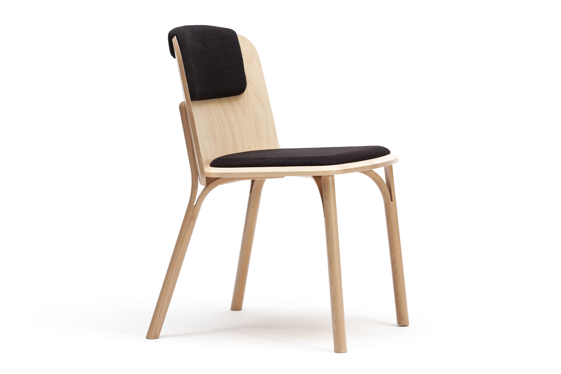 Split chair upholstered by TON | STYLEPARK