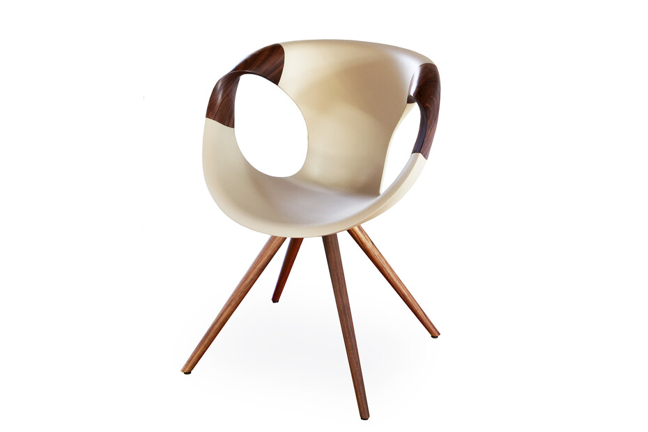 UP chair with wooden arms by Tonon | STYLEPARK