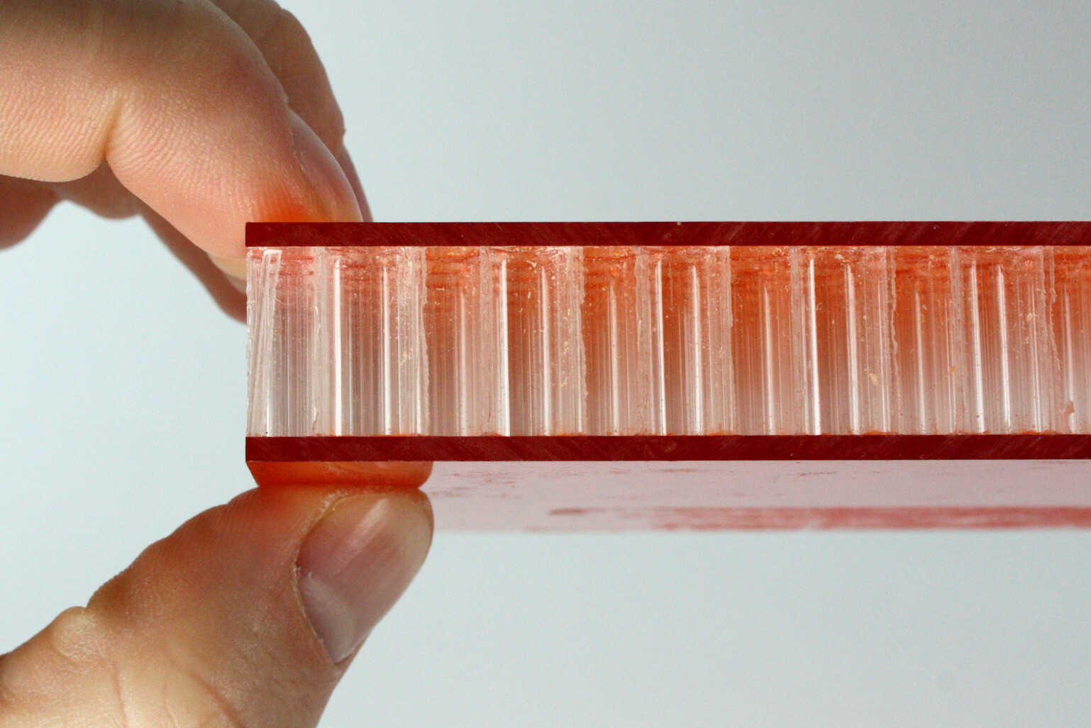 AIR-board® UV PC color orange by Design Composite | STYLEPARK