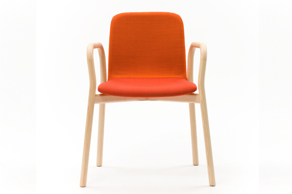 Two Tone chair with armrest by Discipline | STYLEPARK