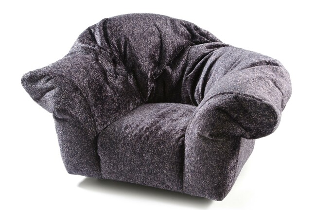 Sfatto Easy chair leather by edra | STYLEPARK