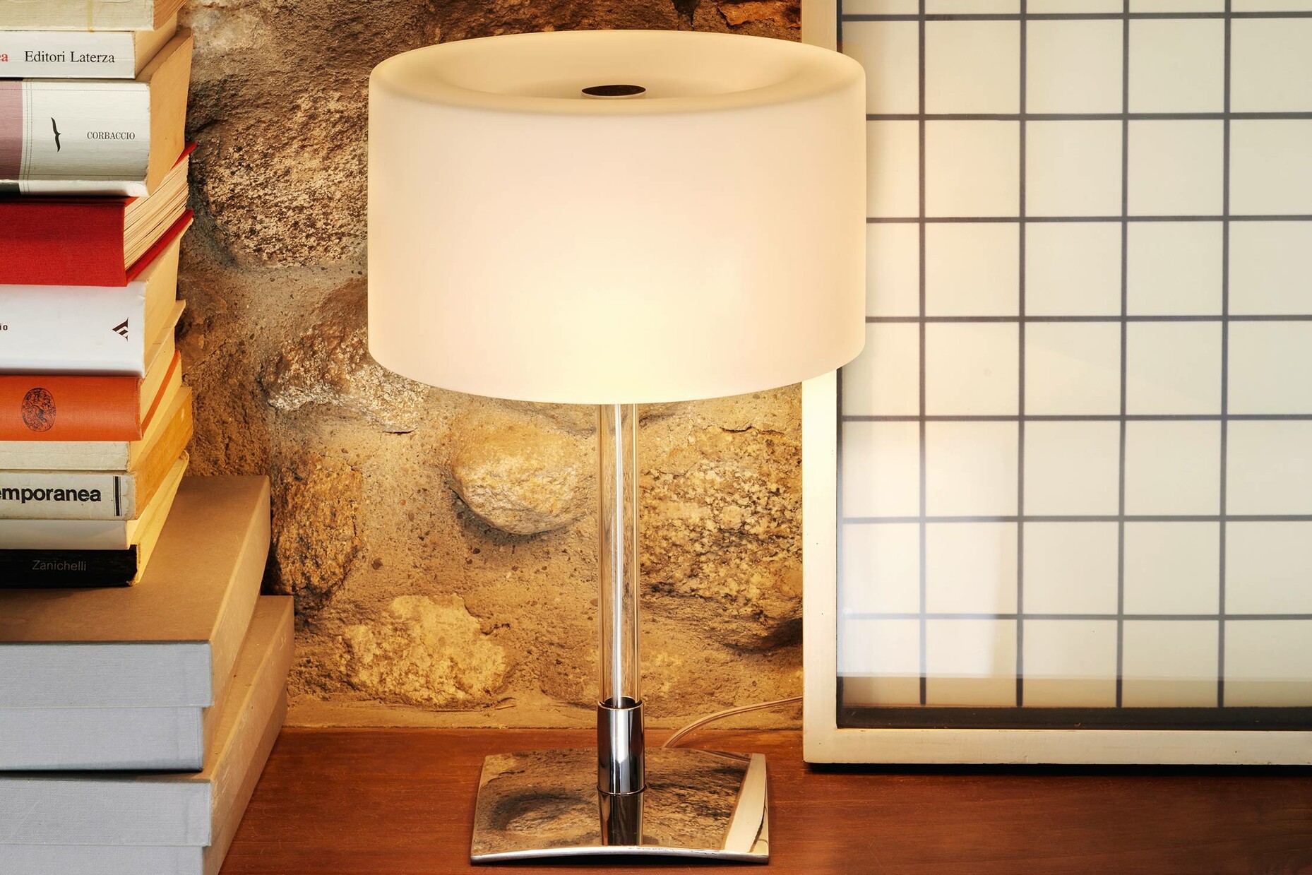 Drum table lamp by FontanaArte | STYLEPARK