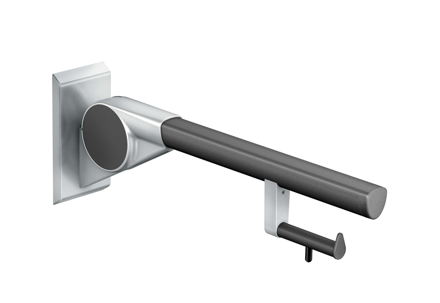 FSB ErgoSystem® A100 Drop-down support rail with toilet-roll holder by ...