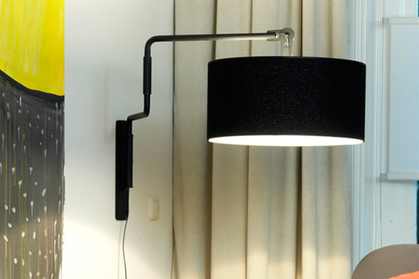 Black Swivel Light Wall by Functionals | STYLEPARK