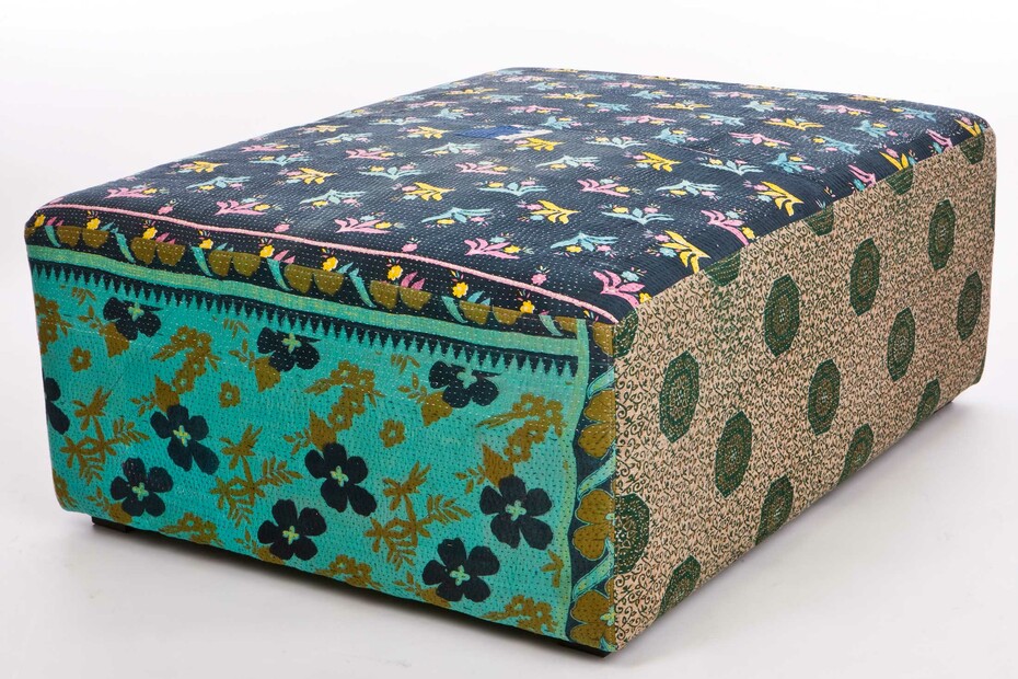 Antique Quilt Ottoman by HAY | STYLEPARK