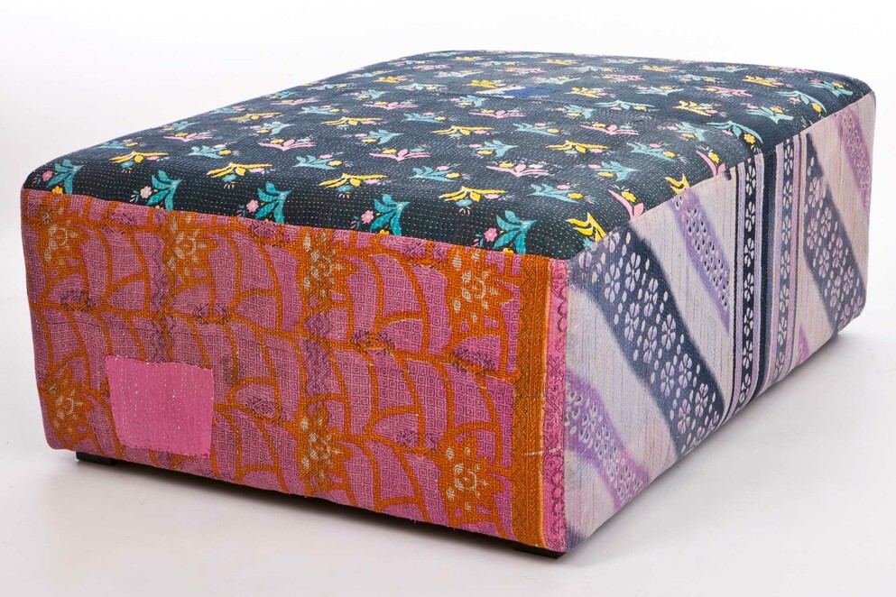 Antique Quilt Ottoman by HAY | STYLEPARK
