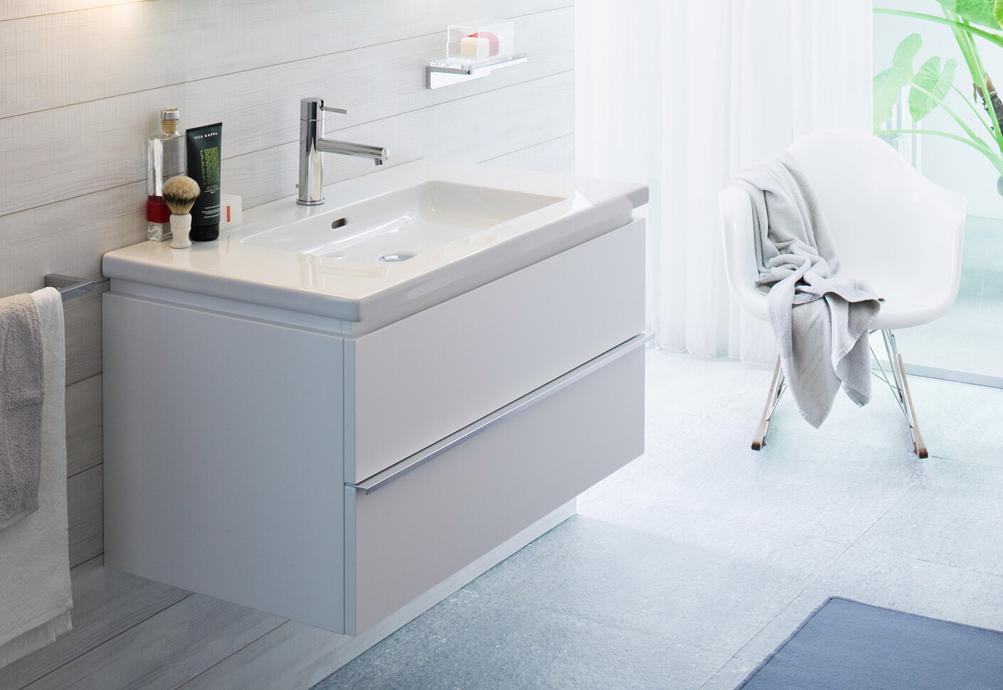 Living square vanity unit by Laufen | STYLEPARK