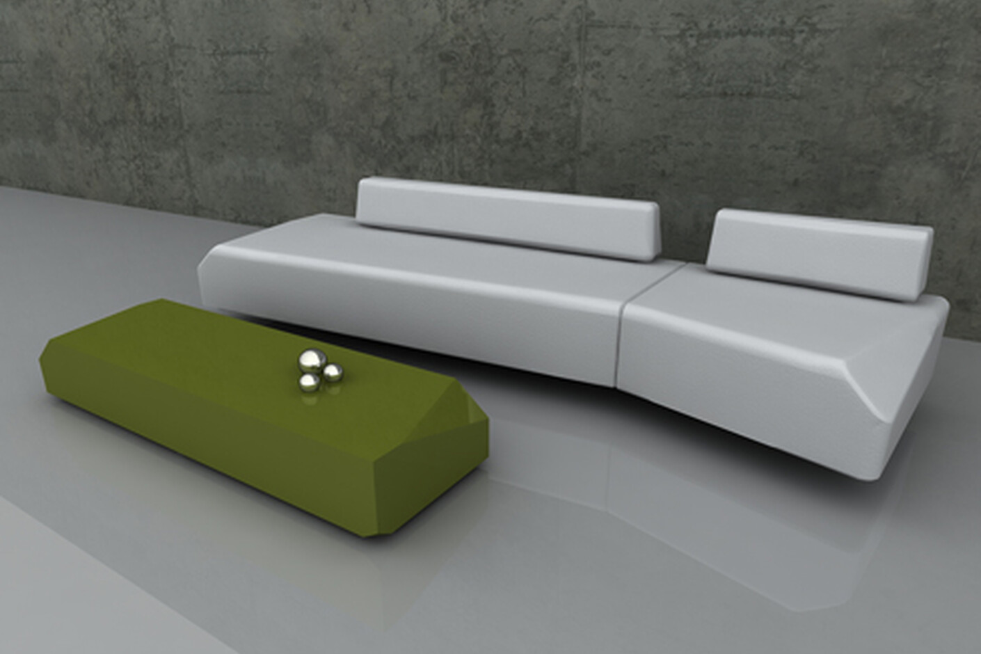 Stone sofa by Nurus | STYLEPARK