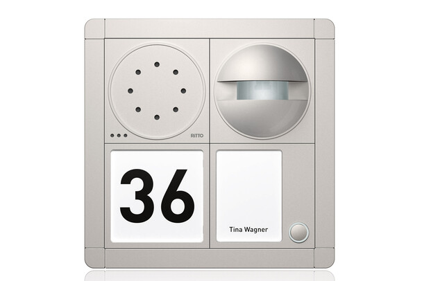 Portier Briefkastensystem wandmontiert, 4fach von Ritto | STYLEPARK