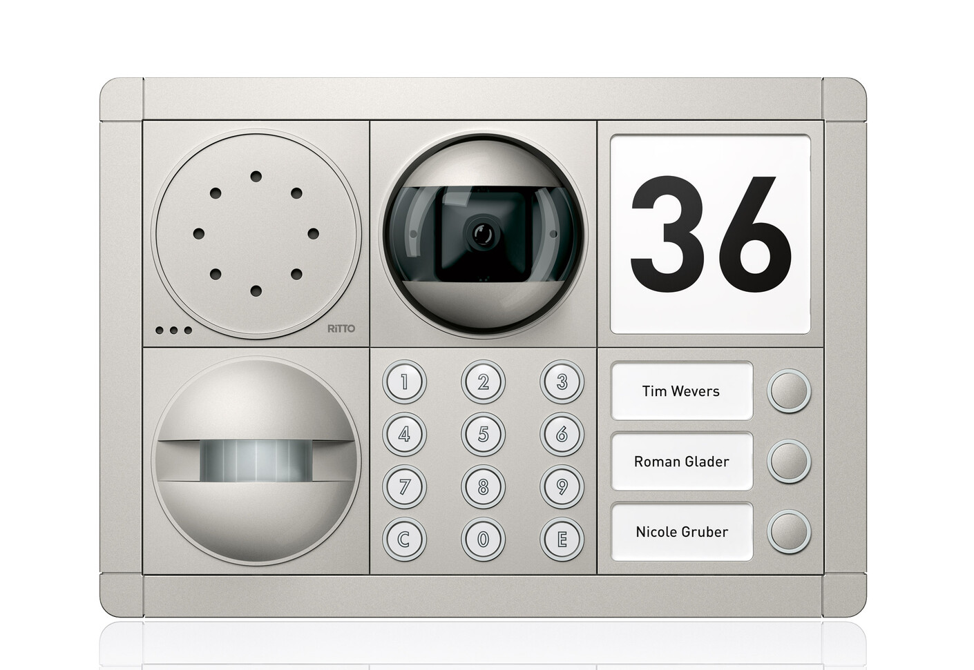 Portier video door station with motion sensor by Ritto | STYLEPARK