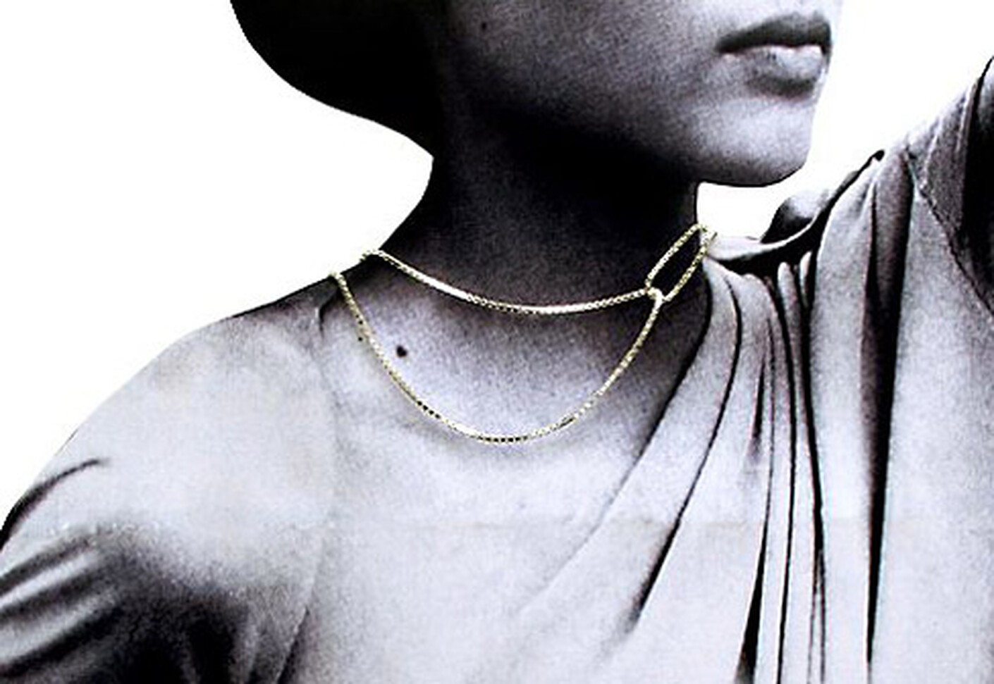 Short Double Loop Halskette von Saskia Diez | STYLEPARK