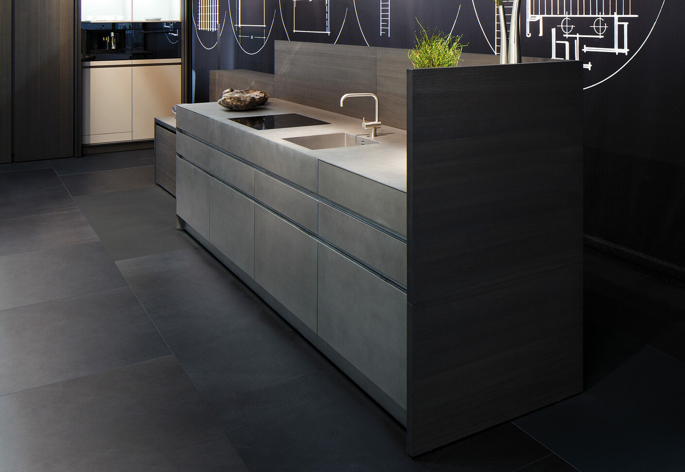 E 3.0 Stainless steel / Core ash stained von Unique by Eggersmann ...