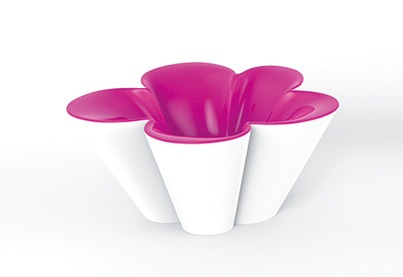 Agatha table and flower pot by VONDOM | STYLEPARK